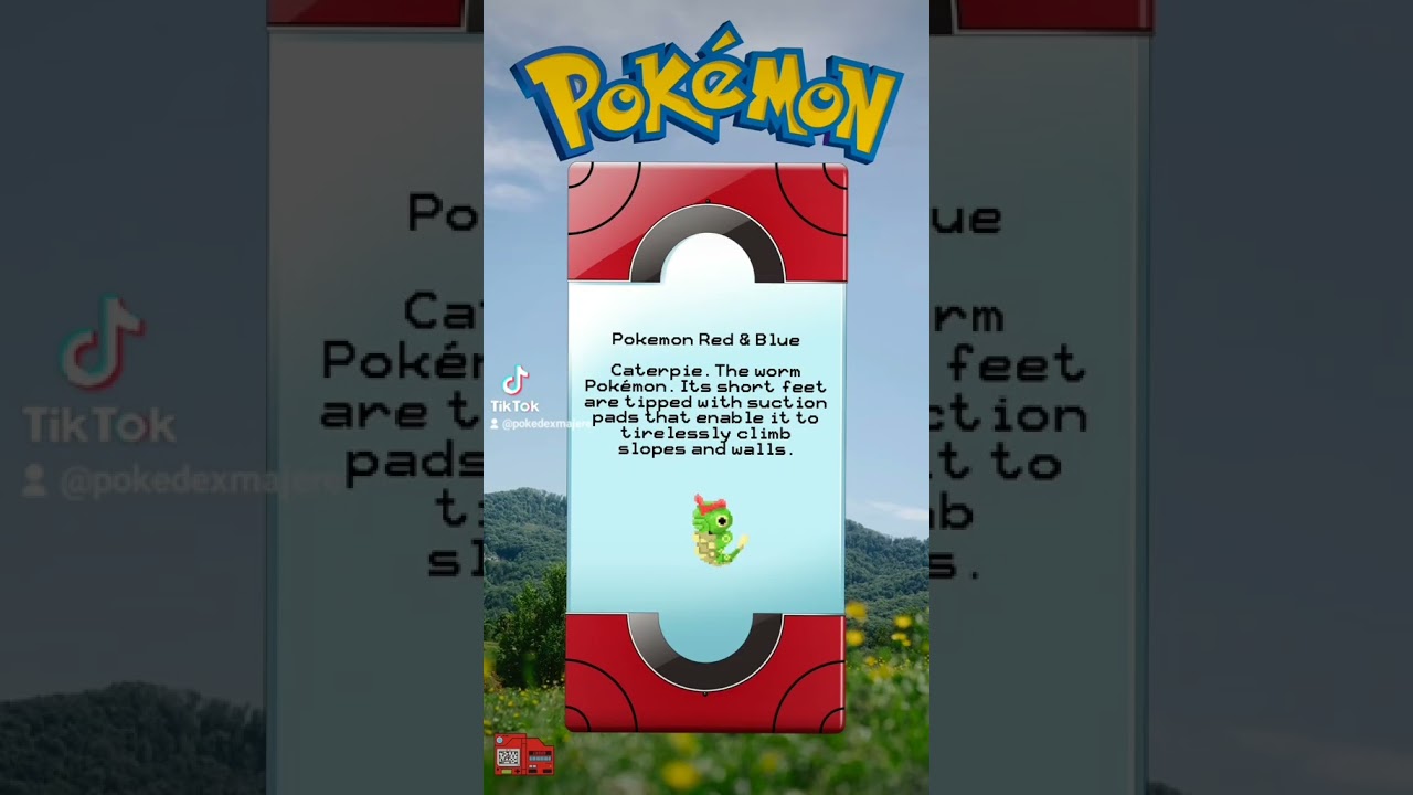 Pokédex: Caterpie (Pokémon Red & Blue) - Pokémon Charts