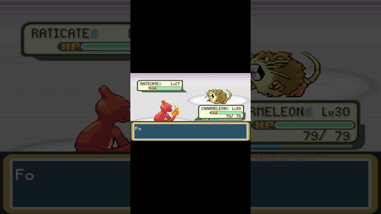Pokemon Raticate Lives #ducumon #romhack #pokemon #gba #short #shorts # ...
