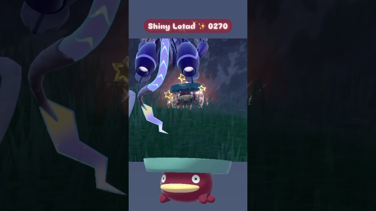 Shiny Lotad 0207 caught in Pokemon Scarlet with Mass Outbreak - Pokémon ...