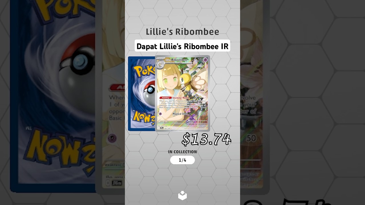 Dapat Lillie's Ribombee IR - Pokemon TCG Live - Pokémon Charts