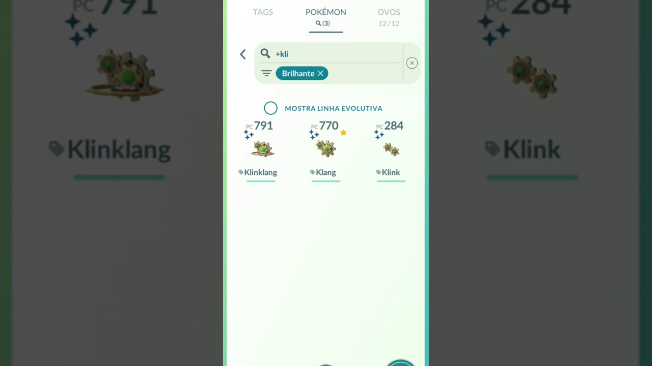 Evoluindo Klink shiny no Pokémon GO #pokémongobrasil #pokemongo ...